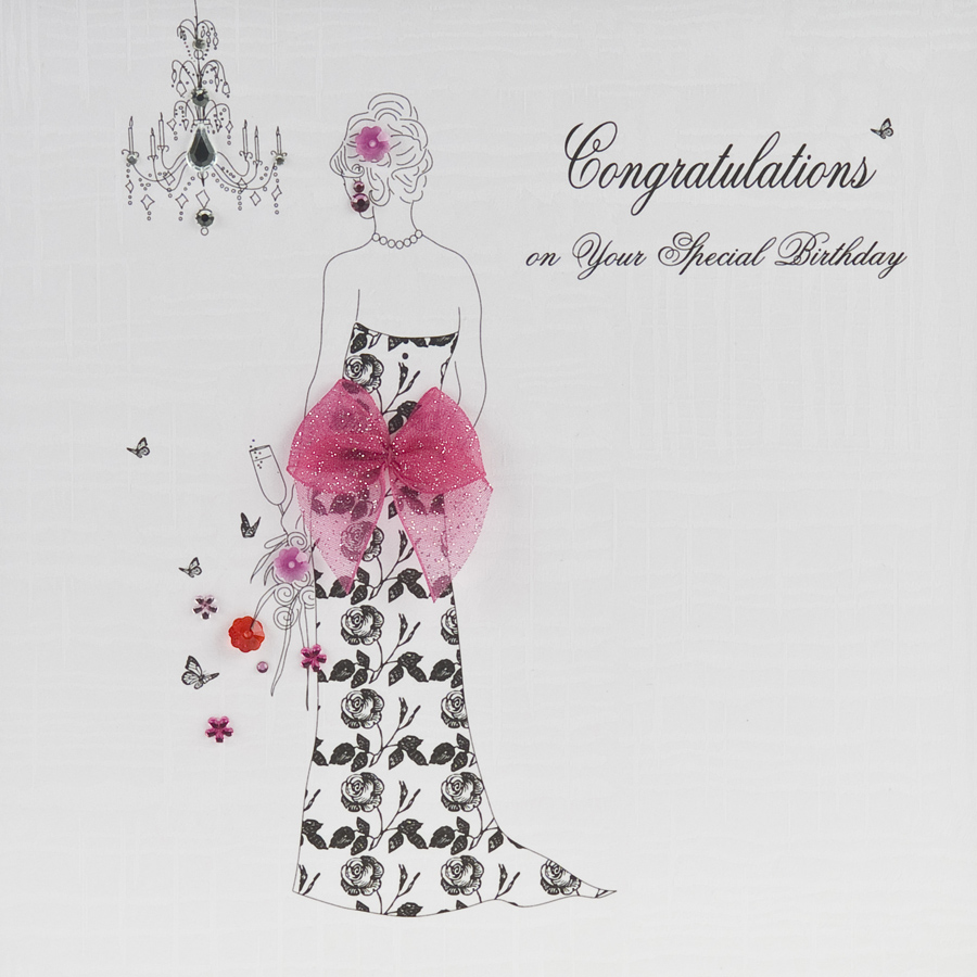 Special Birthday – Handmade Open Birthday Card – BB42 – Tilt Art