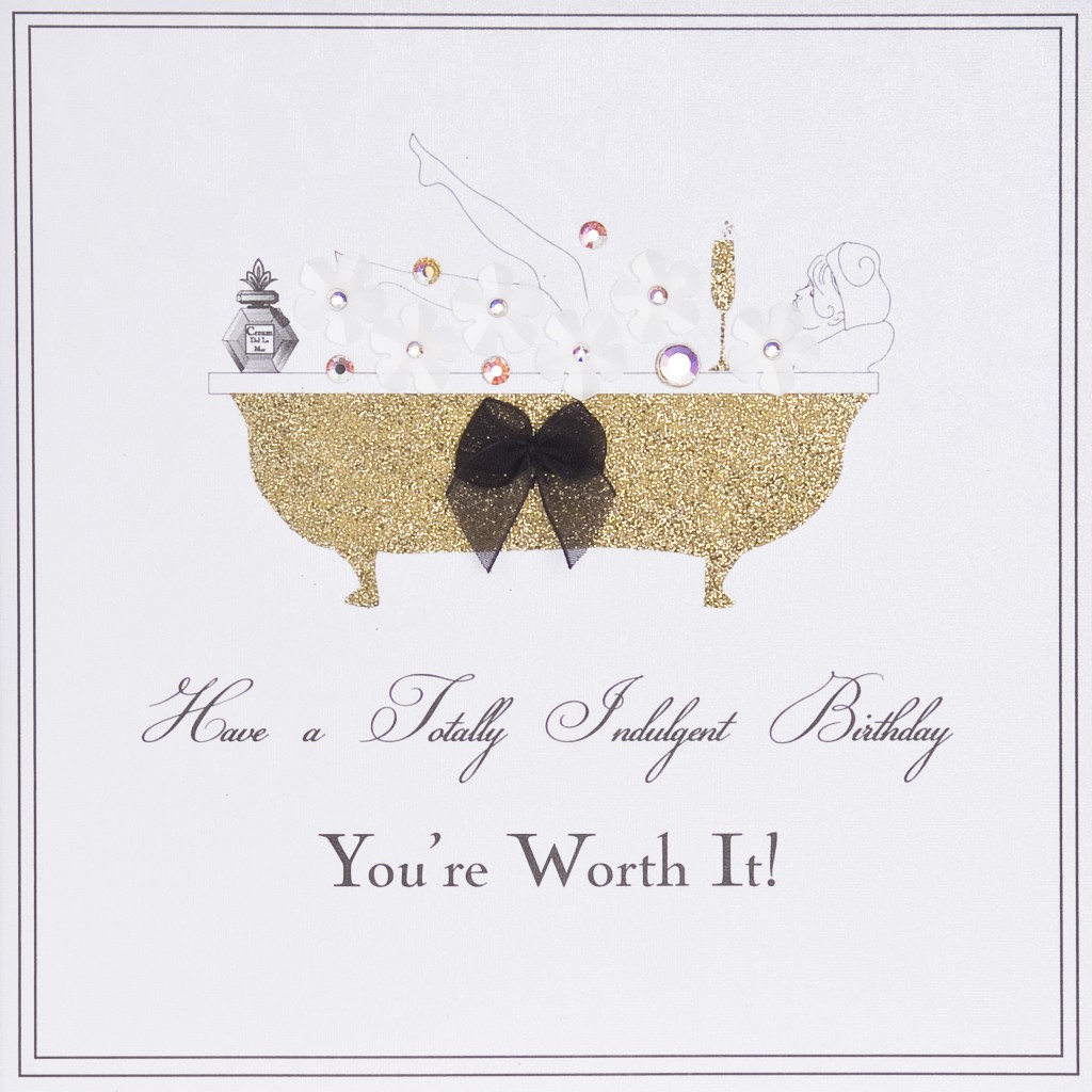 Totally Indulgent - Handmade Open Birthday Card - ET15 - Tilt Art