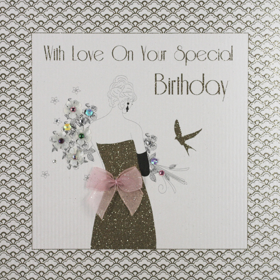 With Love On Your Special Birthday – Large Handmade Open Birthday Card ...