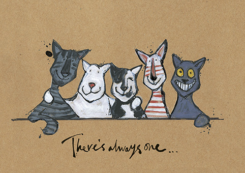 There’s Always One… – Open Greeting Card By Sam Toft – ST1178 – Tilt Art