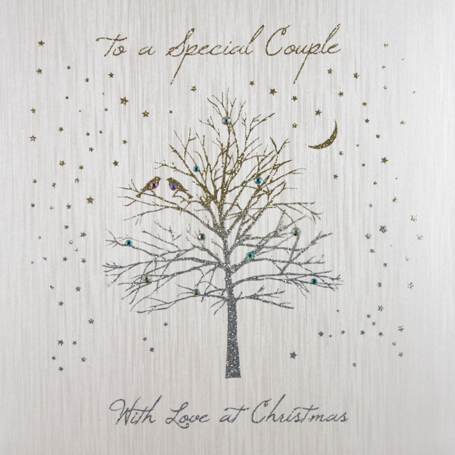 To a Special Couple – Large Handmade Christmas Card – OML3 – Tilt Art