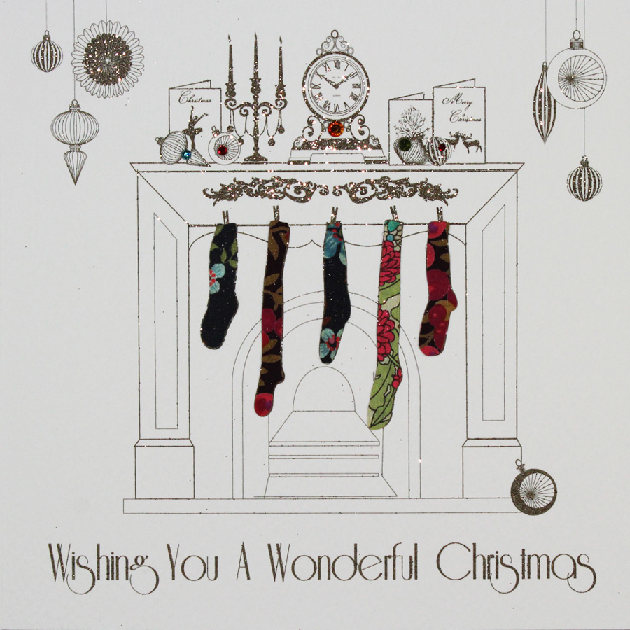 Wishing You A Wonderful Christmas – Handmade Open Christmas Card ...