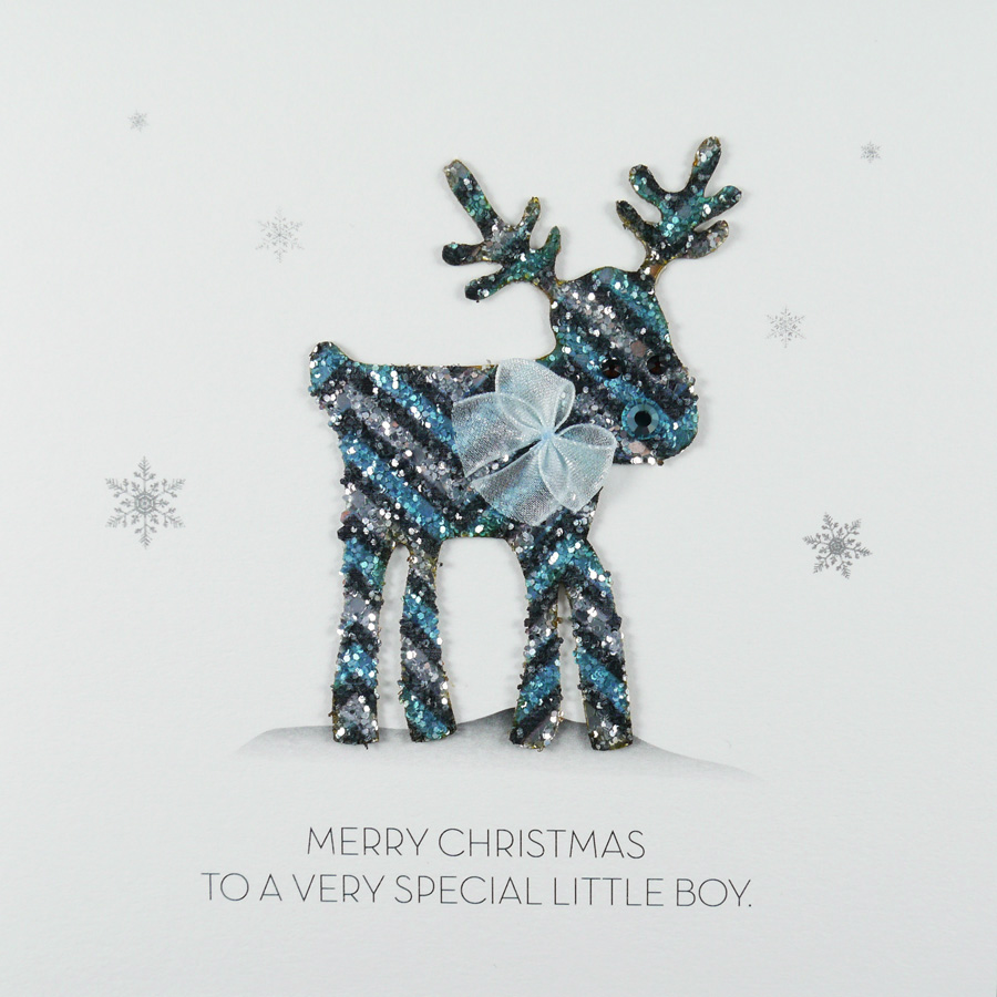 To a Very Special Little Boy – Handmade Christmas Card / RF5 – Tilt Art