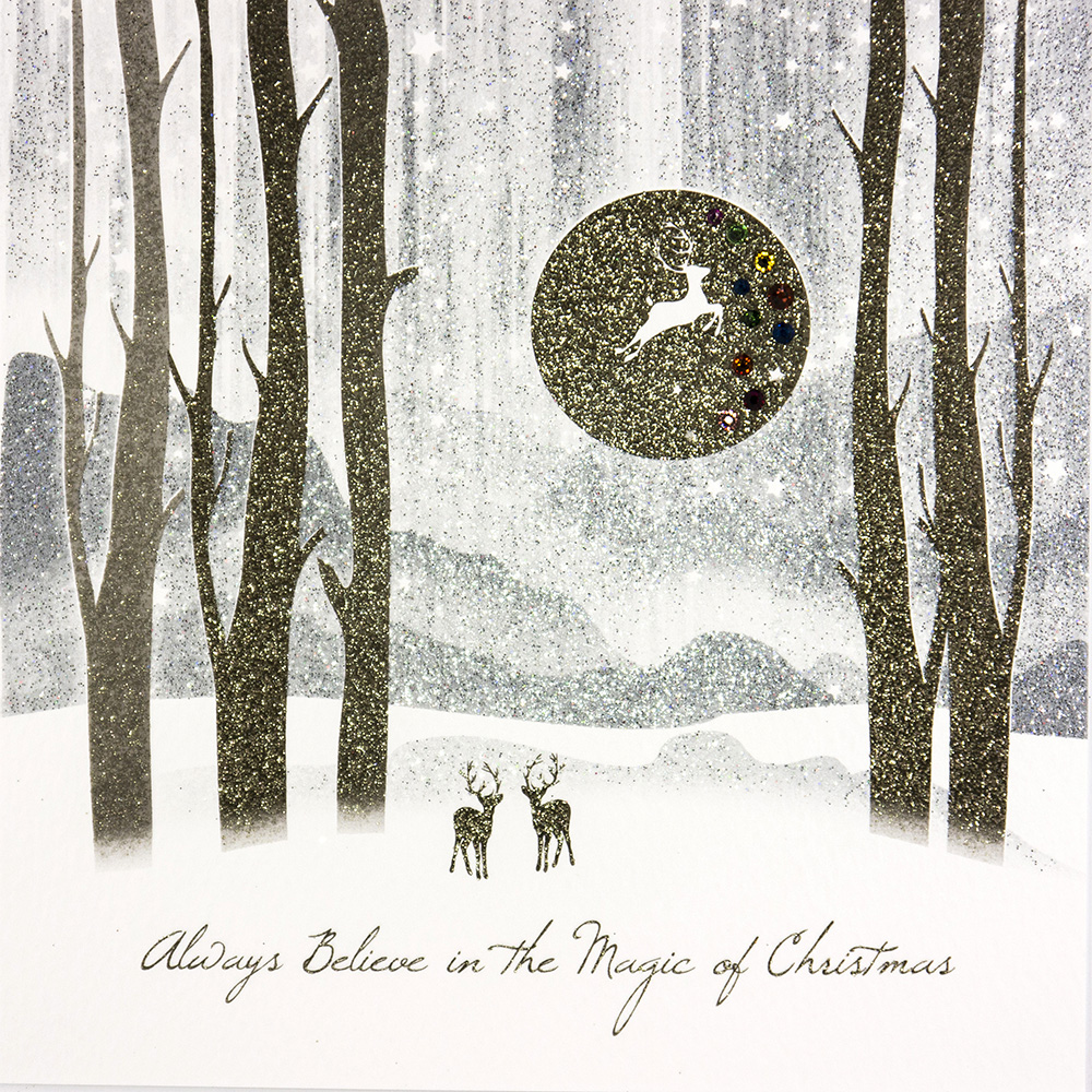 Always Believe In The Magic Of Christmas – Handmade Open Christmas Card ...